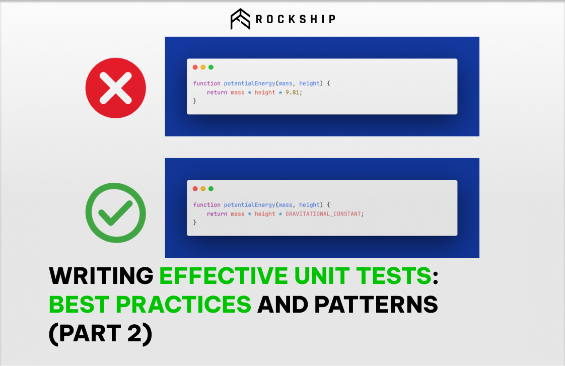 Writing Effective Unit Tests: Best Practices and Patterns (Part 2) Writing Effective Unit Tests: Best Practices and Patterns (Part 2)